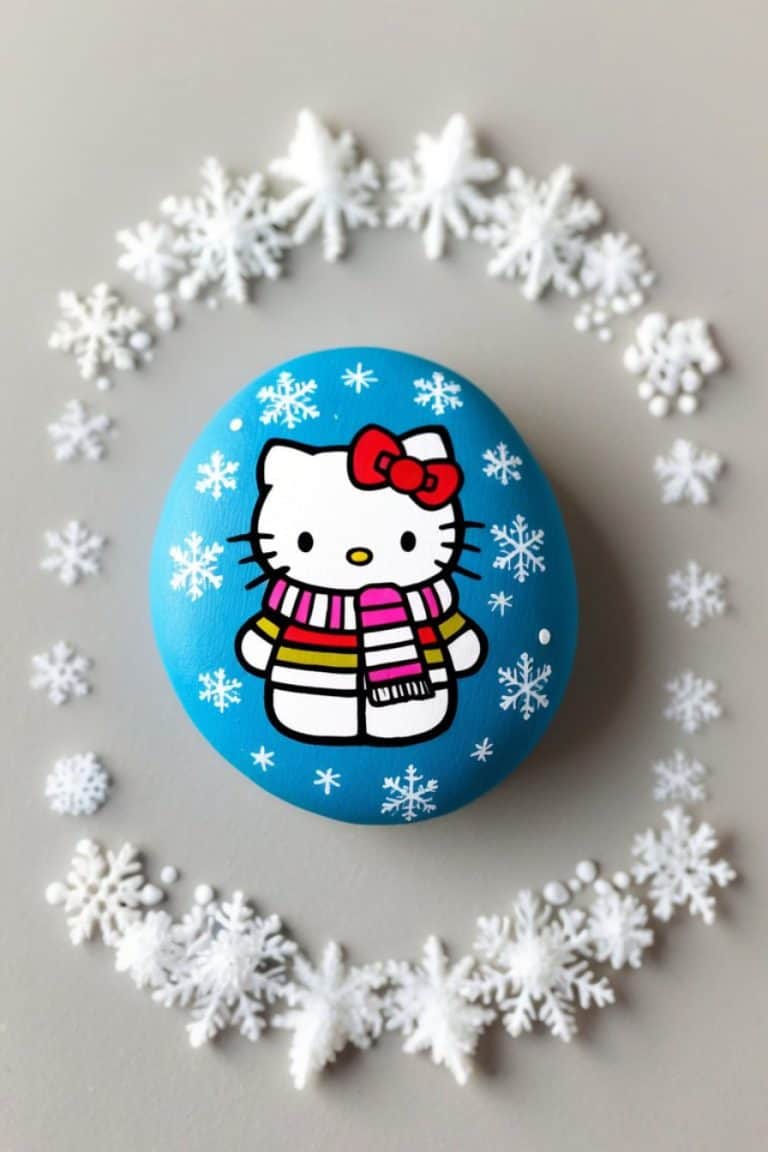 42 Hello Kitty Painted Rock Ideas: Simple, Adorable Designs for Kawaii ...
