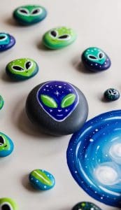 19 Alien Painted Rock Ideas: Cosmic Creations for Sci-Fi Enthusiasts