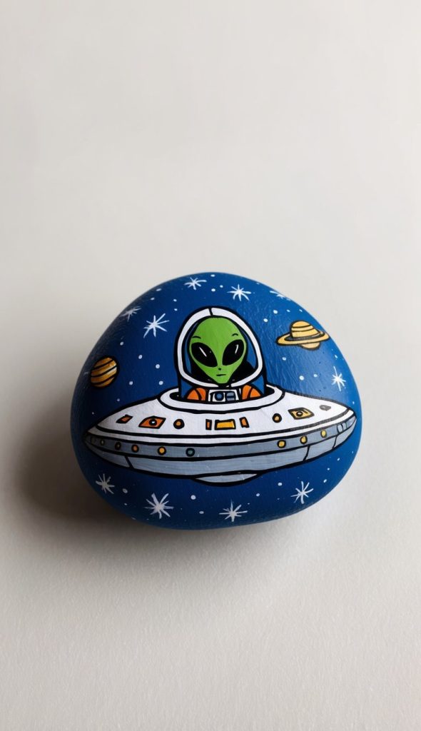 19 Alien Painted Rock Ideas: Cosmic Creations for Sci-Fi Enthusiasts