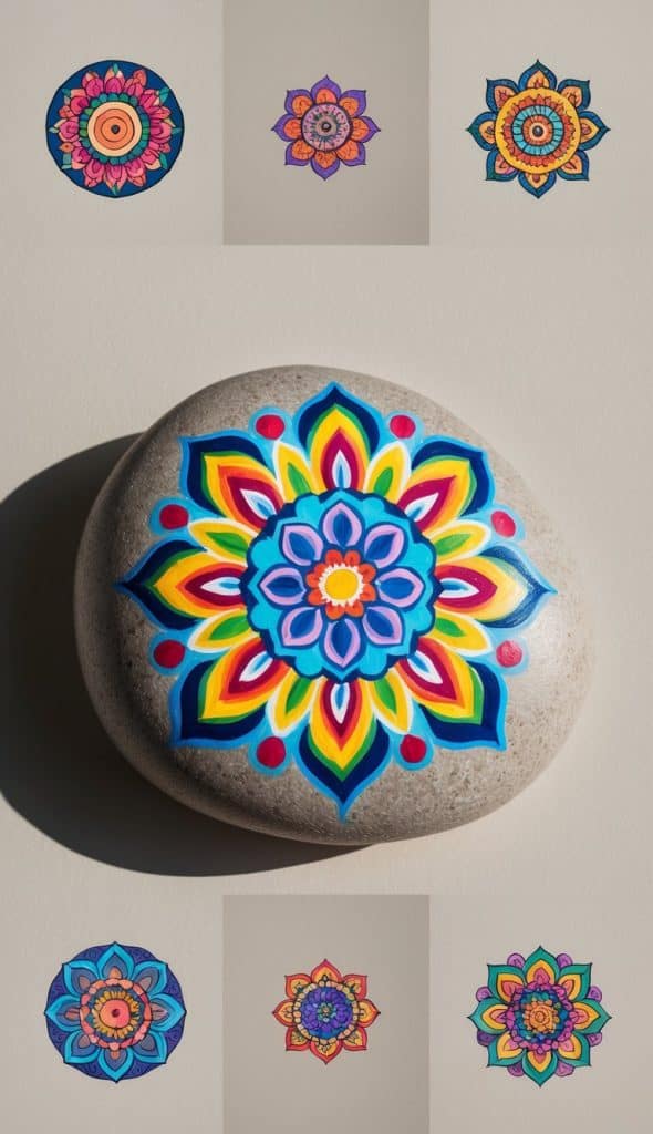 31 Mandala Painted Rock Ideas: Peaceful Designs for Mindful Creativity