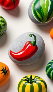 16 Vegetable Painted Rock Ideas: Fun Garden-Inspired Craft Projects for ...