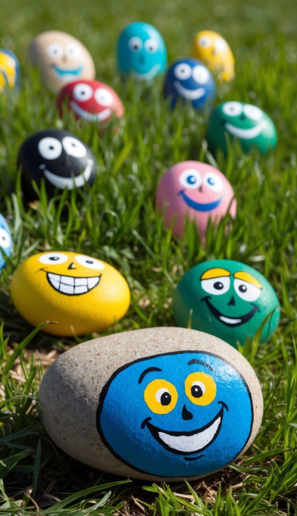 15 Funny Painted Rock Ideas: Creative Ways to Spread Joy and Laughter ...