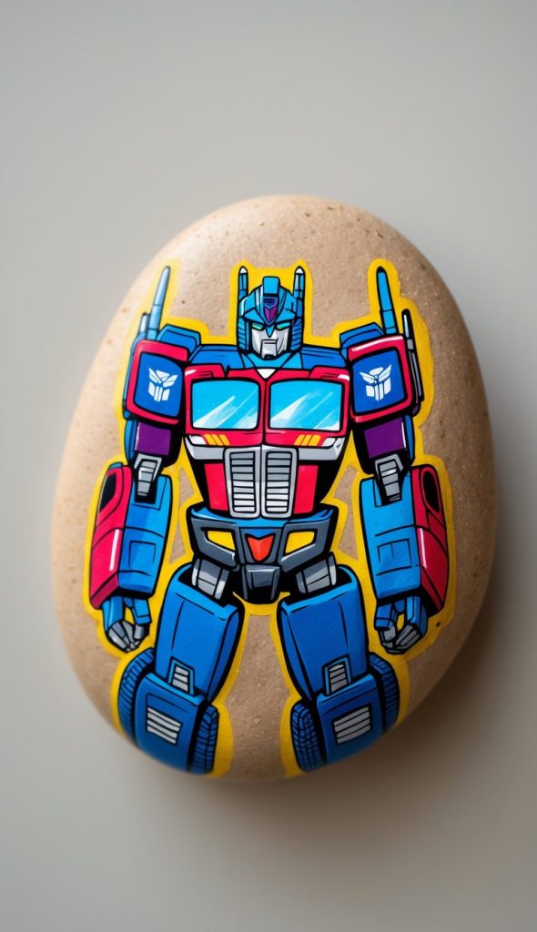 22 Cartoon Painted Rock Ideas: Fun Character Designs to Bring Animation ...