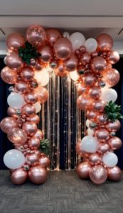 24 Prom Balloon Arch Ideas with Lights and Metallic Accents - Today Mommy