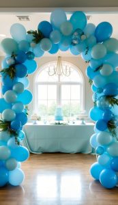 20 Stunning Blue Balloon Arch Ideas for Elegant Party Decorations ...