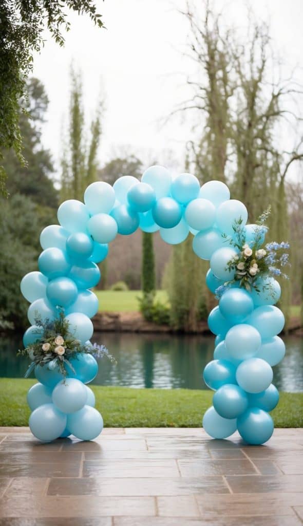 20 Stunning Blue Balloon Arch Ideas for Elegant Party Decorations ...