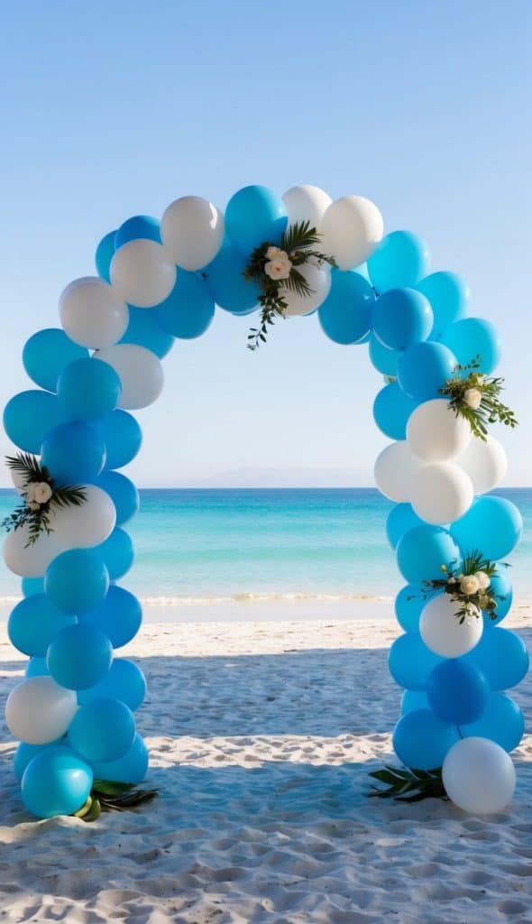 25 Blue and White Balloon Arch Ideas for Cool-Themed Events - Today Mommy