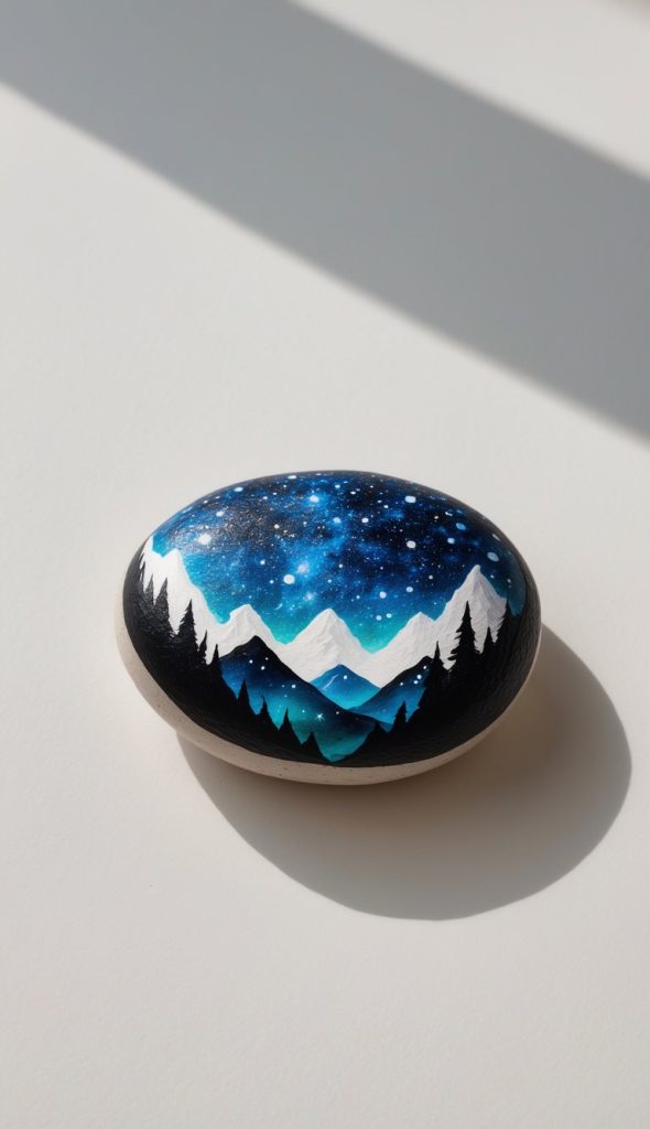 38 Mountain Painted Rock Ideas: Beautiful Nature-Inspired Designs for ...