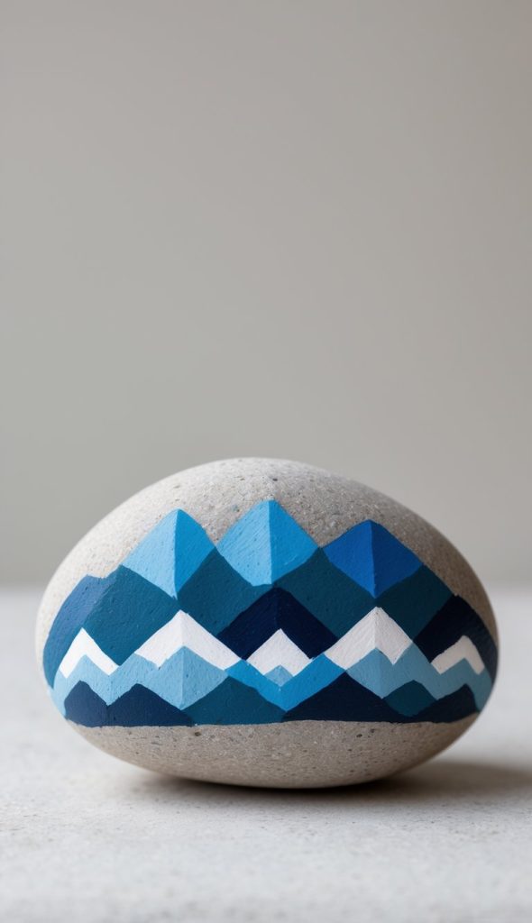 38 Mountain Painted Rock Ideas: Beautiful Nature-Inspired Designs for ...