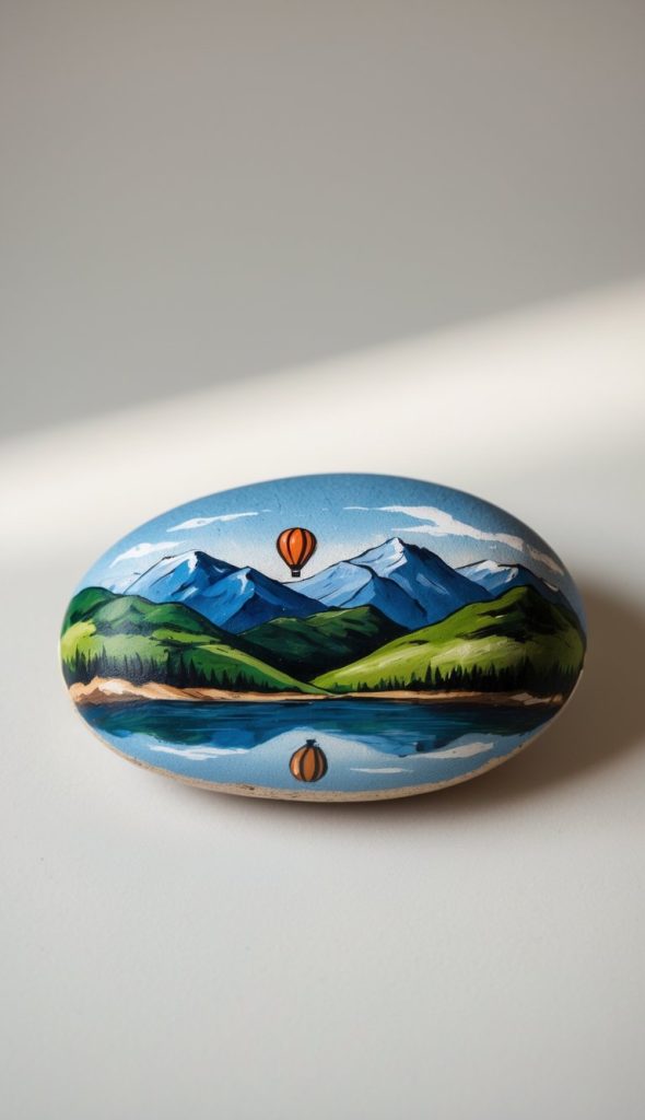 38 Mountain Painted Rock Ideas: Beautiful Nature-Inspired Designs for ...