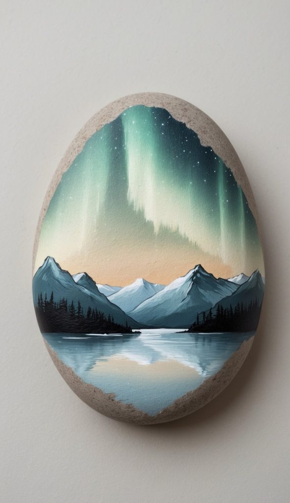 38 Mountain Painted Rock Ideas: Beautiful Nature-Inspired Designs for ...