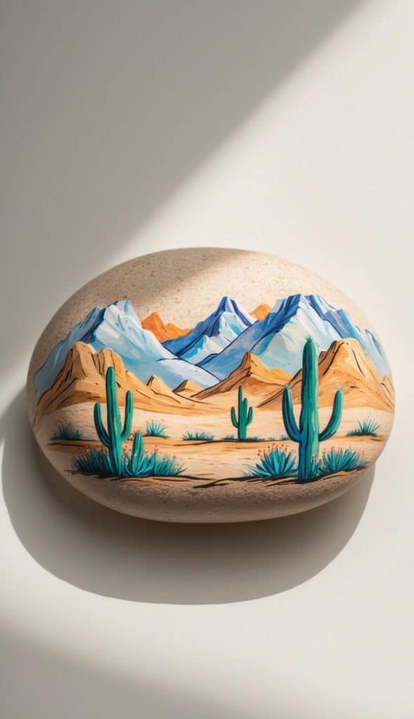 38 Mountain Painted Rock Ideas: Beautiful Nature-Inspired Designs for ...