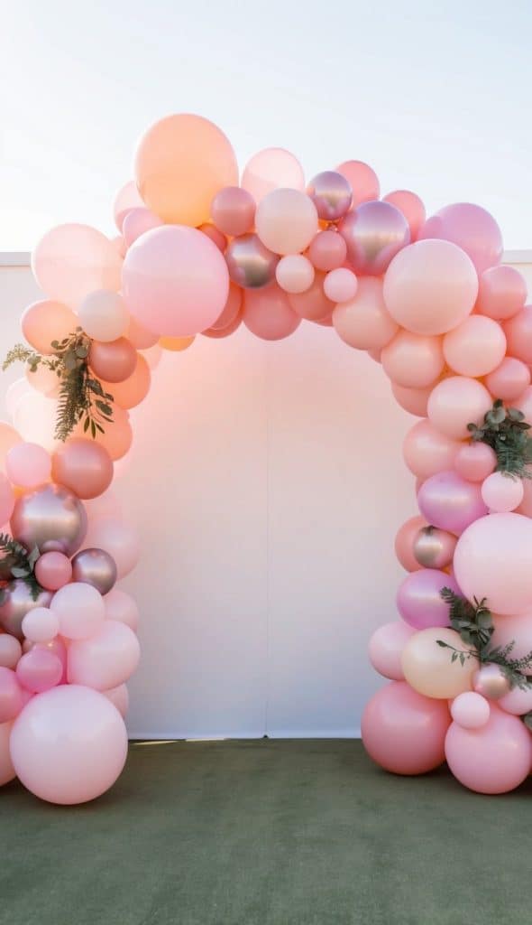 37 Gorgeous Pink Balloon Arch Ideas for Dreamy Celebrations