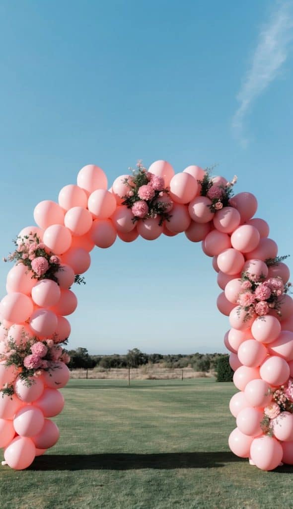 37 Gorgeous Pink Balloon Arch Ideas for Dreamy Celebrations