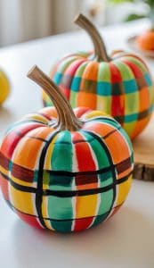37 Plaid Painted Pumpkin Ideas for Simple, Unique Fall Decor - Today Mommy