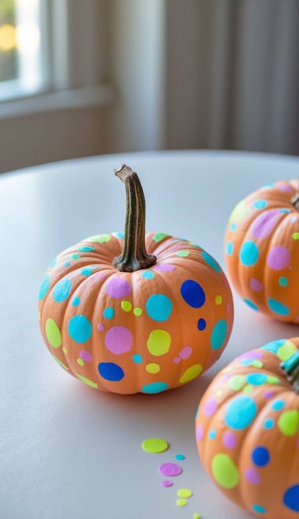19 Confetti Painted Pumpkin Ideas for a Fun and Colorful Fall - Today Mommy