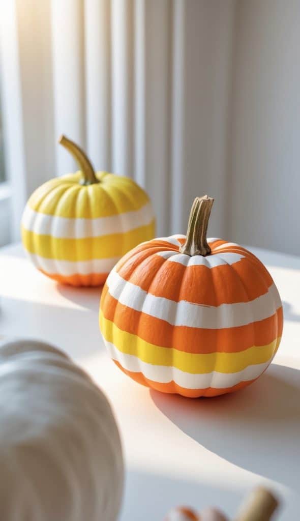 23 Candy Corn Painted Pumpkin Ideas: Festive DIY Inspiration - Today Mommy