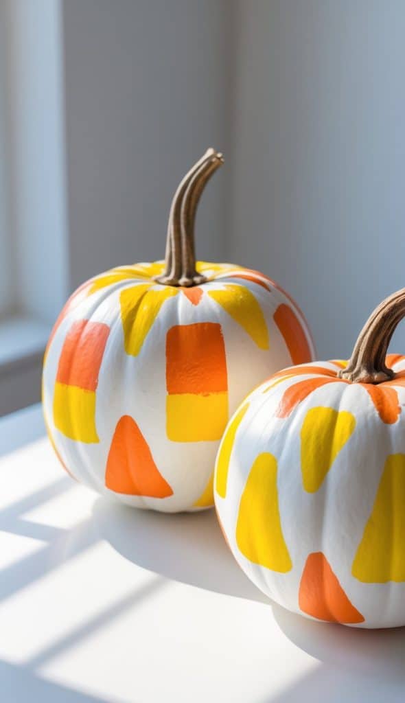 23 Candy Corn Painted Pumpkin Ideas: Festive DIY Inspiration - Today Mommy