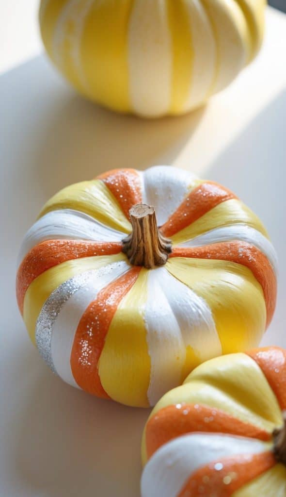 23 Candy Corn Painted Pumpkin Ideas: Festive DIY Inspiration - Today Mommy