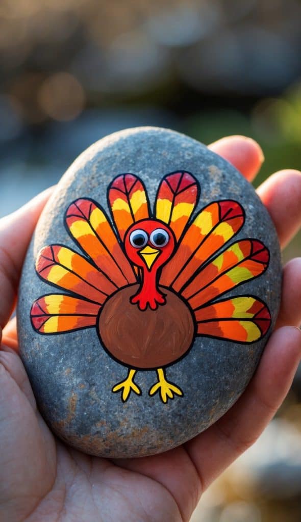 38 Turkey Painted Rock Ideas Perfect for Cozy Autumn Afternoons