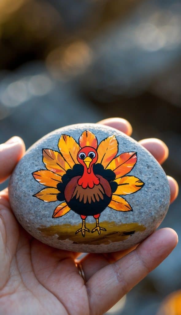 38 Turkey Painted Rock Ideas Perfect for Cozy Autumn Afternoons