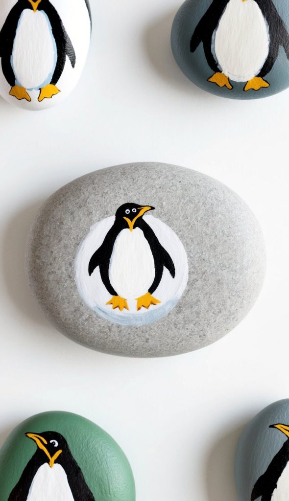 26 Penguin Painted Rock Ideas: Adorable Winter Crafts - Today Mommy