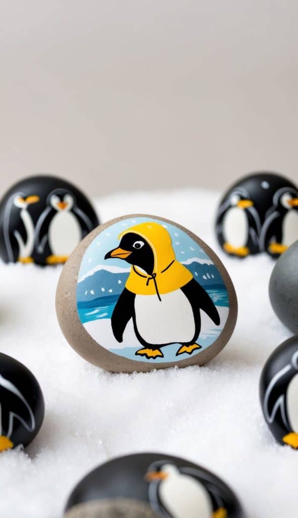26 Penguin Painted Rock Ideas: Adorable Winter Crafts - Today Mommy